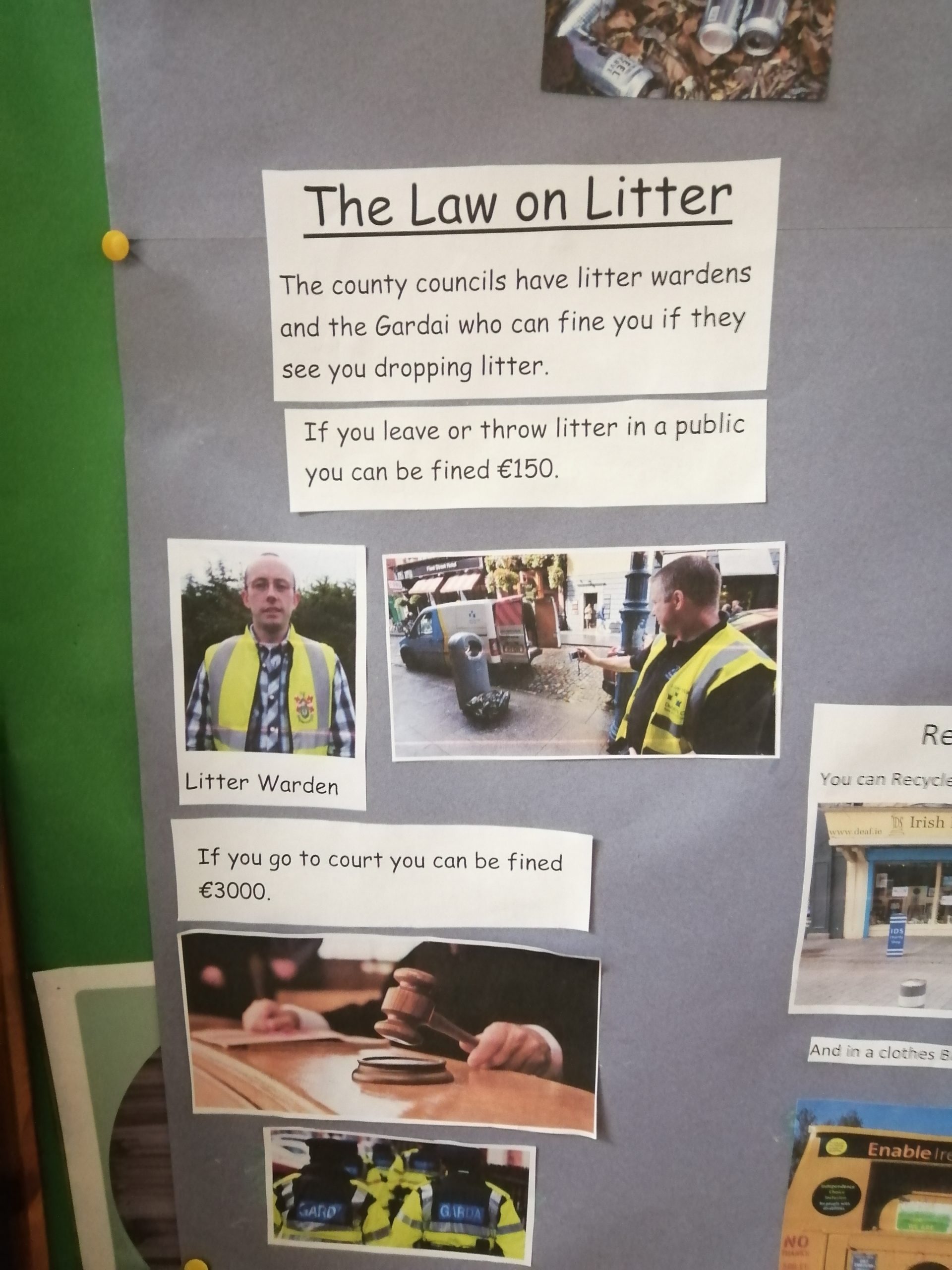 5C Litter Project – Holy Family School for the Deaf Cabra